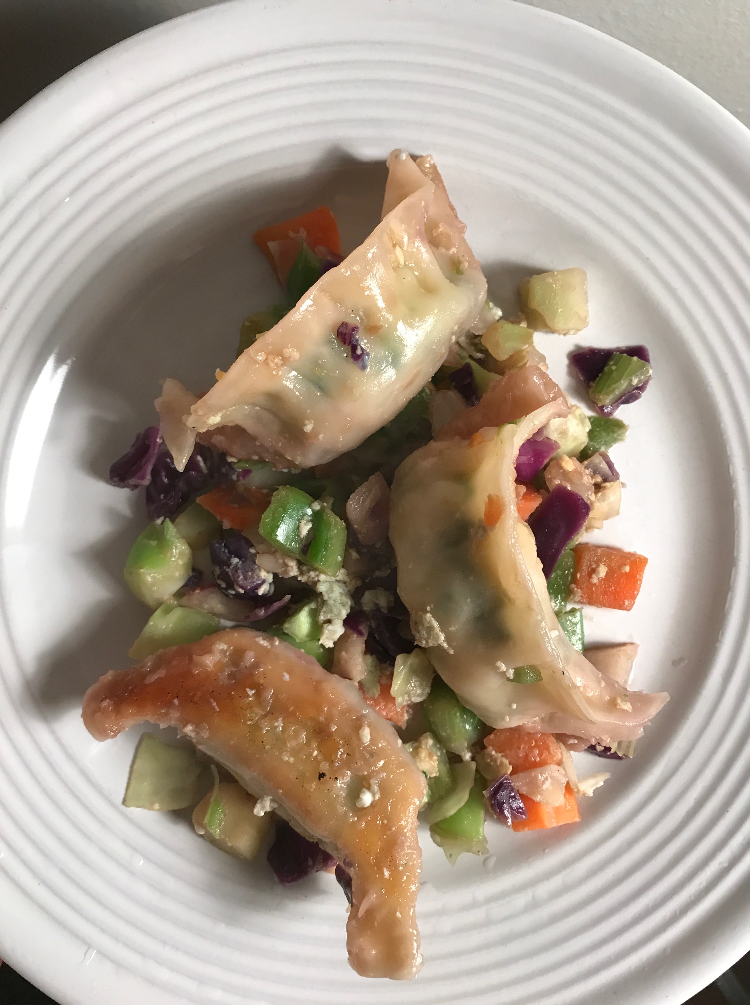 Dumpling Stir Fry – Peaches to Apples