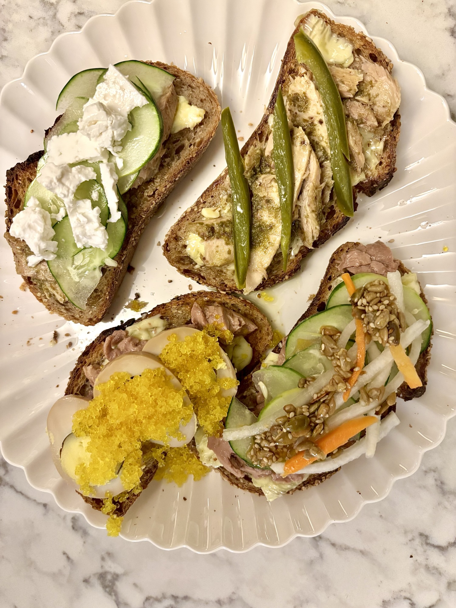 Tinned Fish Toast: 4 Ways – Peaches to Apples